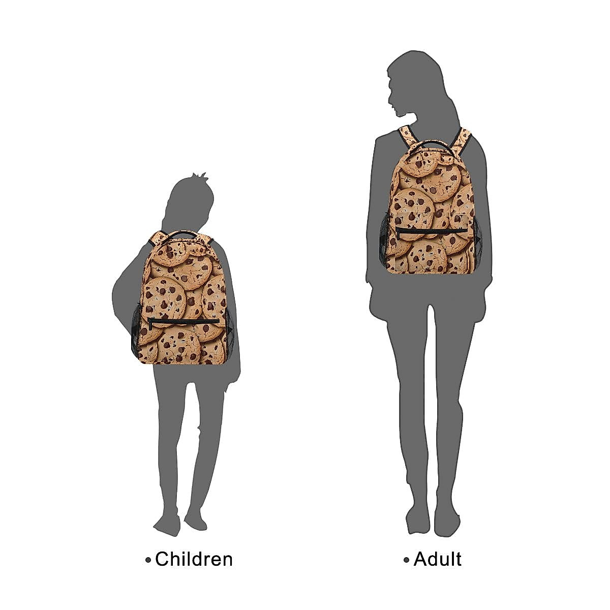 Ice and Fire Backpack for Boys Girls Fire Water Bookbag Elementary School Casual Travel Bag Computer Laptop Daypack