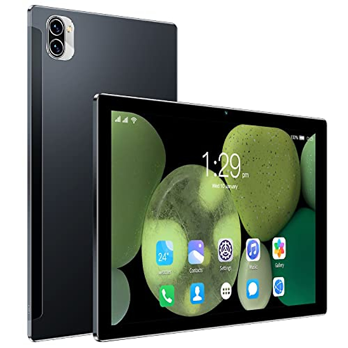 10.1 Inch 2G+32G Android 5.1 System Call Game Wifi Bluetooth 2.0mp+5.0mp Dual Camera Hd Display, Dual Card Smart Tablet 4000mah Large Capacity Battery (Black)