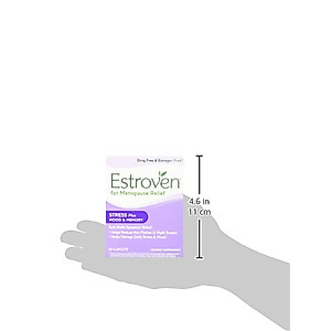 Estroven Mood Boost For Menopause Relief - 30 Ct. - Clinically Proven Ingredients That Help Manage Mood Swings, Night Sweats & Hot Flash Relief - Drug-Free and Gluten-Free