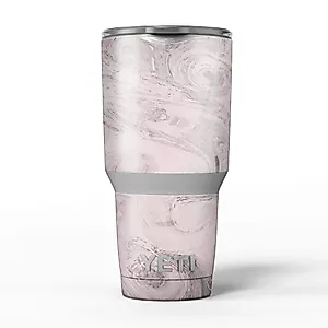 Design Skinz Slate Marble Surface V19 - Skin Decal Vinyl Wrap Kit Compatible with The Yeti Rambler Cooler Tumbler Cups