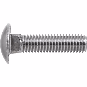 Hillman 832626 Stainless Steel Carriage Bolt, 3/8 x 2-Inch, 25-Pack