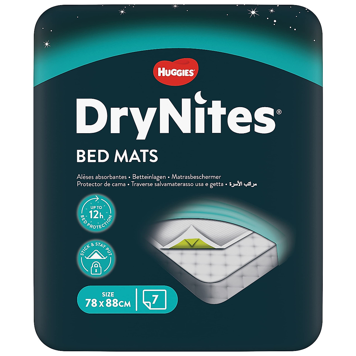 Huggies DryNites Bed Mats - 4 x Packs of 7 (28 Mats)