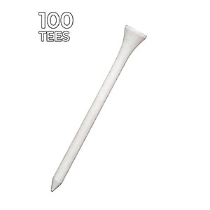 Pride Golf Tee, 2-3/4 inch Deluxe Tee , White