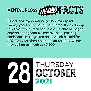Amazing Facts from Mental Floss 2021 Day-to-Day Calendar: Fascinating Trivia From Mental Floss's Amazing Fact Generator