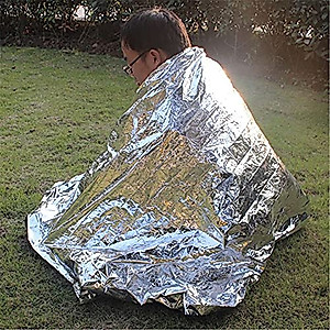 QLGCJ High Silver Reflective Mylar Film, Garden Greenhouse Covering Foil Sheets Effectively Increase Plants Growth, 120x210cm