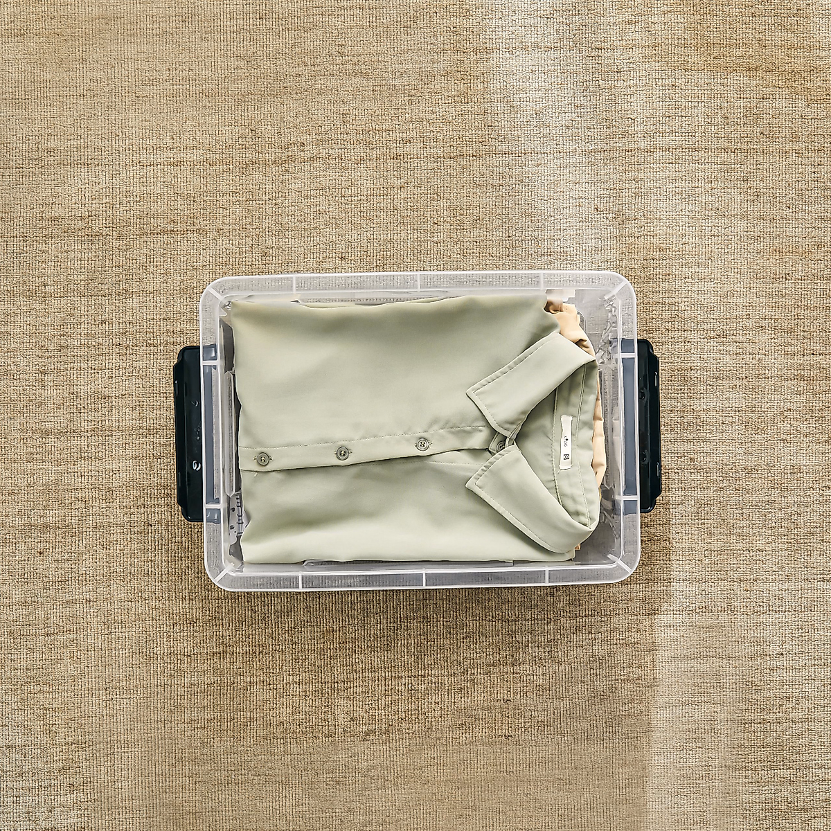 Cetomo Plastic Storage Bin Box Organizing Container with Lid and Secure Latching Buckles, Clear, 16Qt x 6, Pack of 6