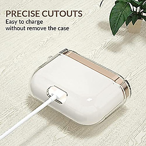 Compatible with Sony WF-1000XM4 Case, Lamshaw Protective Soft TPU Case with Keychain for Sony WF-1000XM4 Noise Canceling Truly Wireless Earbud (Transparent)