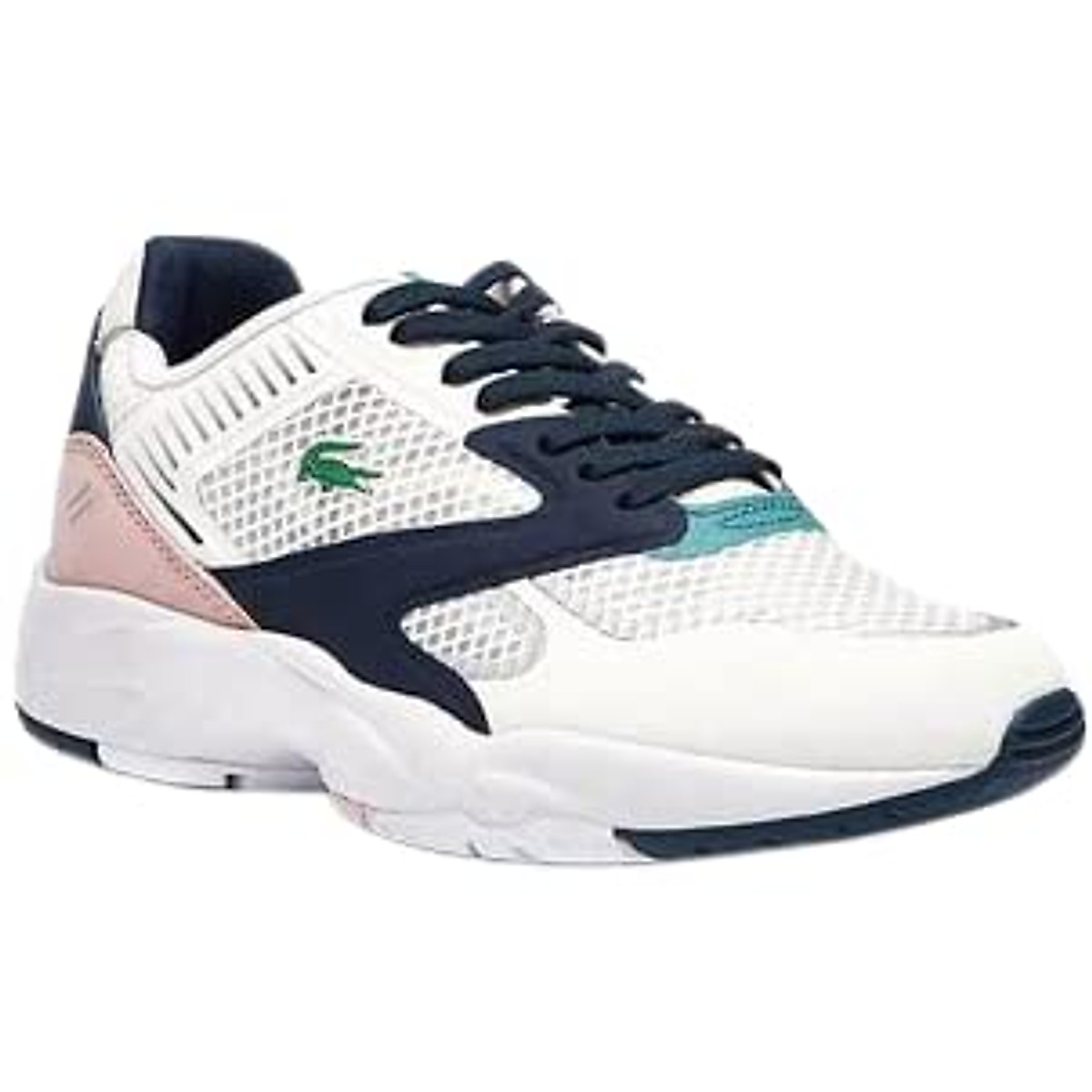 Lacoste Women's Storm 96 Nano Sneakers, Off White Navy,8.5 M US