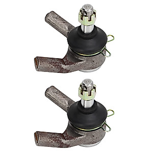 a Pair Suspension Tie Rod End Ball Joint Carbon Steel for 50‑250cc, Prevent Uneven Tire Wear Or Steering Wheel Shaking Replace Original Damaged and Worn Ball Joints 0.47in