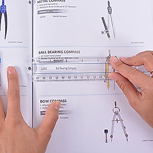 Westcott 12-Inch Data Processing Magnifying Ruler, Clear