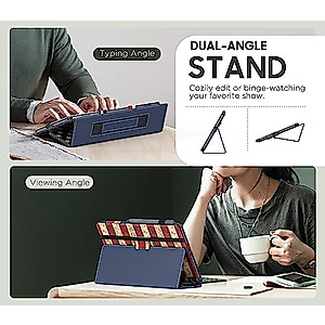 MoKo for Amazon Kindle Fire Max 11 Case (13th Generation, 2023 Release) 11" - Slim Folding Stand Cover Case for Fire 11 Tablet with Auto Wake/Sleep, American Flag