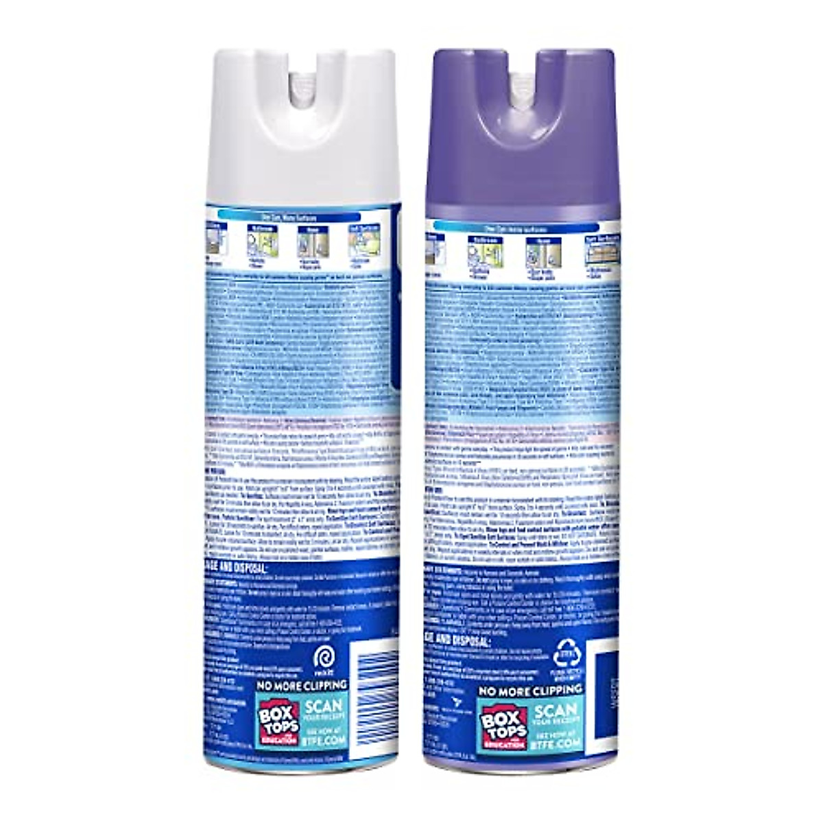 Lysol 2x19oz Crisp Linen + 2x19oz Early Morning Breeze Disinfectant Spray Bundle