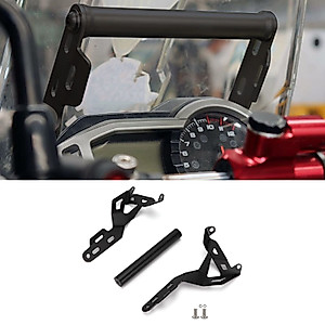 Akozon Motorcycle Phone Holder, Aluminum Mount GPS Stand Bar Replacement Fit for Triumph Tiger 800 XCX XRX 2015 2017