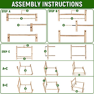 Chicken Perch Strong Pine Wooden Chick Jungle Gym Roosting Bar, Large ChickTraining Perch Toys for Baby Chicks, Chick Perch for Coop and Brooder for Large Bird, Chicks, Parrot