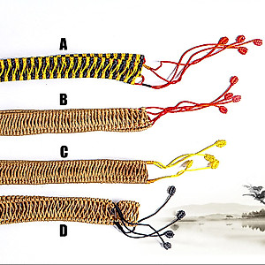 Handpan Rope Braid, Handpan Rattan Rope Surround Decoration, Apply to 21Inch -25Inch Steel Drum, Pure Handmade, Protection Buffer, Eliminate Noise ( Color : C )