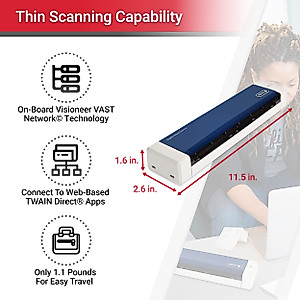 Xerox XTS-D Duplex Travel Scanner for PC and Mac, USB Powered Travel Scanner