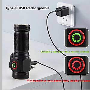 UNROEVS Kitchen knife Set,Double Knife with Stainless Steel Paring Knife Bundle with XC02 Mini Flashlight Rechargeable with Seatbelt Cutter,Pocket Flashlights High Lumens 5 Modes