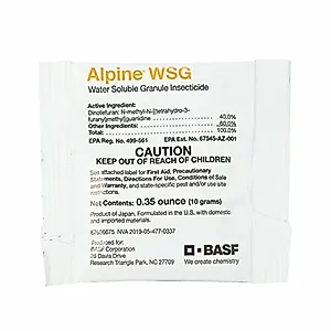 Alpine WSG Water Soluble Granule Insecticide 10g Packet