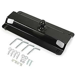 5th Fifth Wheel to Gooseneck Hitch Ball Adapter Plate for Pickup Truck Bed Replacement for 49080-25,000 lbs, 2-5/16-Inch Ball