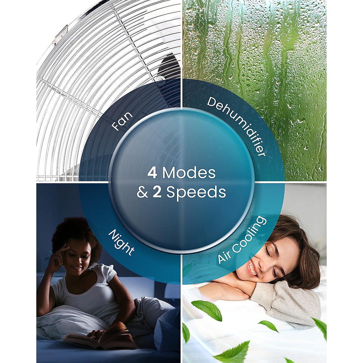 Pro Breeze Smart Air Conditioner Portable 10,000 BTU - 1130W Portable Air Conditioner with 4-in-1 Function, 300 Sq Ft Coverage, 24 Hour Timer & Window Venting Kit Included - AC Unit with Wifi & App