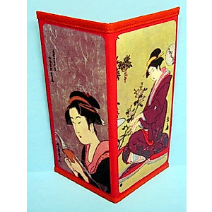 Set of 4 Japanese Rice Paper Wallets Style Group"A"