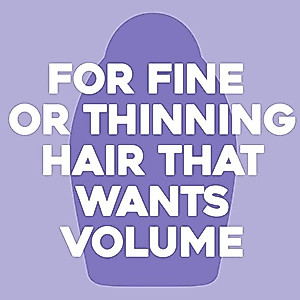 OGX Thick & Full + Biotin & Collagen Volumizing Shampoo for Thin Hair, Thickening Shampoo with Vitamin B7 & Hydrolyzed Wheat Protein, Paraben-Free, Sulfate-Free Surfactants, 13 fl oz