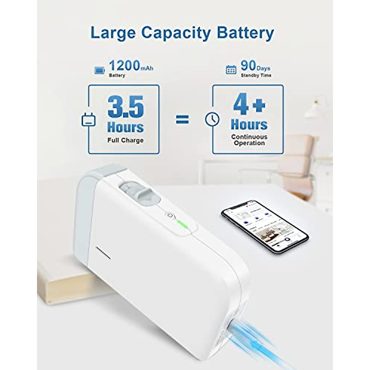 Label Maker, POLONO P10 Mini Label Printer, Portable Wireless Connection Label Maker Machine with Tape, Multiple Templates Available for Smartphone Easy to Use Office Home Organization Kitchen Storage