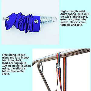 ZSQSM Baby Door Jumper Swing Door Frame Playful Baby Bouncer Portable Foldable Stand Scientific Saddle for Active Babies Baby Swing Hammock Seat Joyful Baby Exerciser, Pink