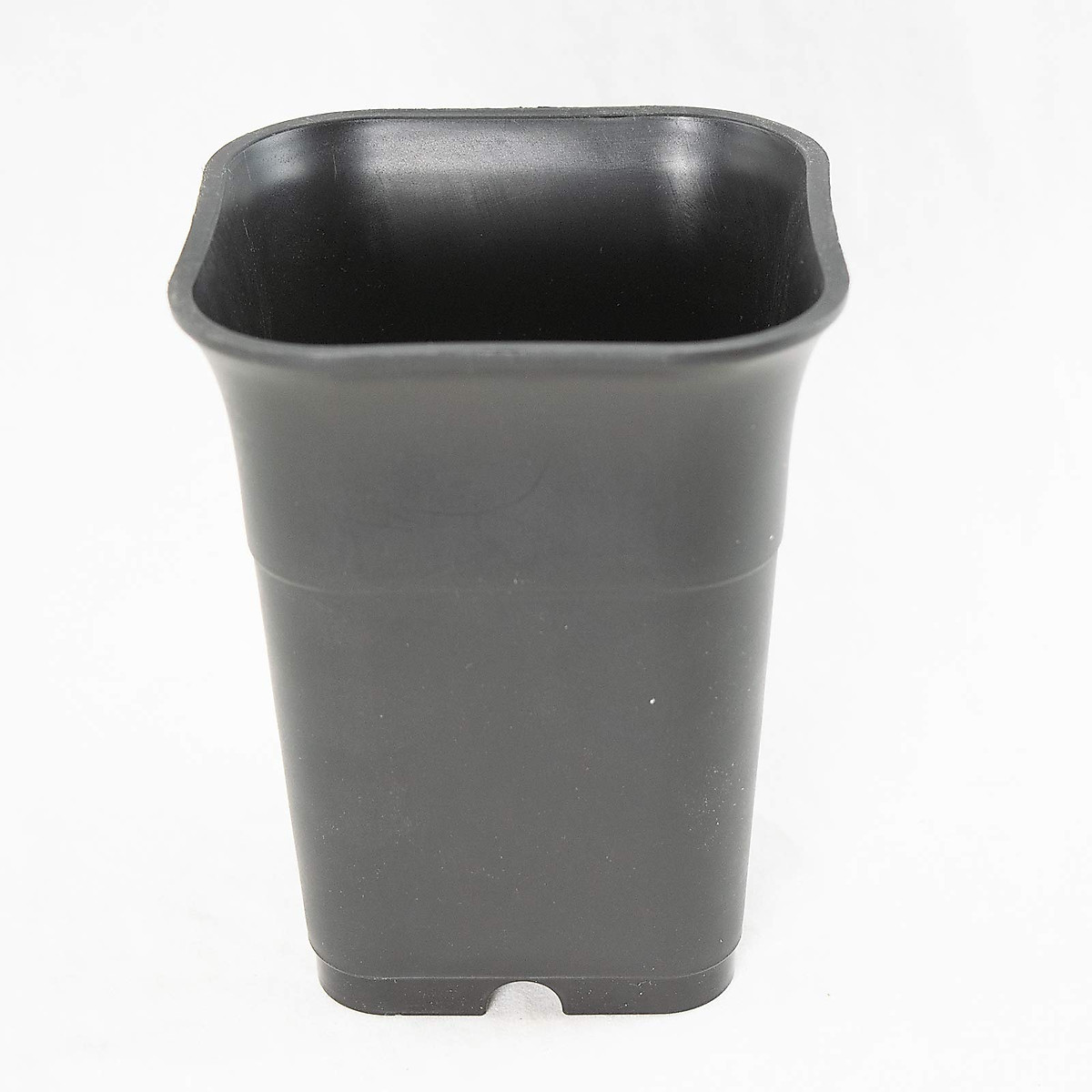 3 Square Plastic Cascade Bonsai Pot, Succulent & Orchid Planter - 4"x 4"x 5.5"