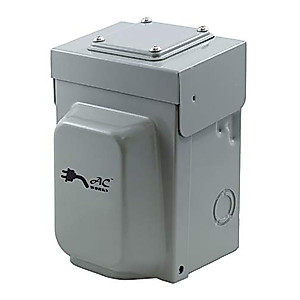 AC WORKS Super Durable Industrial Grade Locking Power Input Inlet (CS6375 50Amp Metal Box)