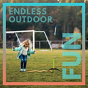 Marky Sparky Blast Pad Rocket Launcher - Designed in USA - Highest Flying Rocket - Super Durable Rockets and Stomp Pad Launcher - Top Outdoor Toys for 6 Year Old Boys Ages 6-up