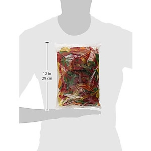 Albanese World's Best Mini Assorted Fruit Gummi Worms, 5lbs of Easter Candy, Great Easter Basket Stuffers