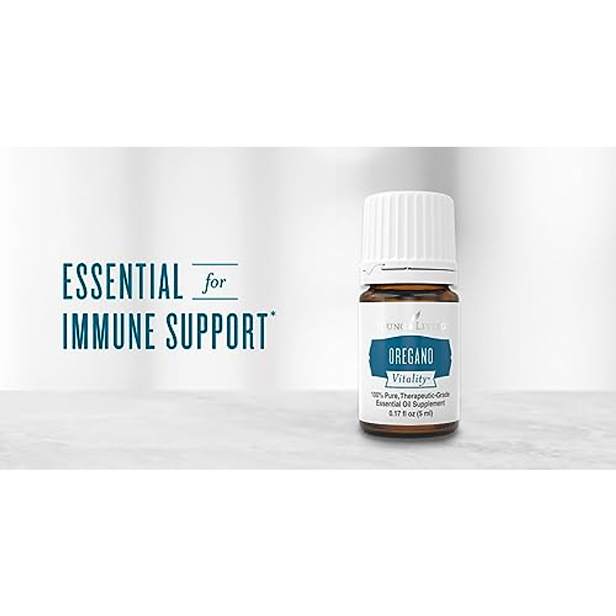 Vitality Oregano Essential Oil 5 ml by Young Living - Immune Support , Digestive-Cleansing , Antioxidants , Overall Wellness , Healthy Immune System , Cooking Essential , Fresh Herbal Note