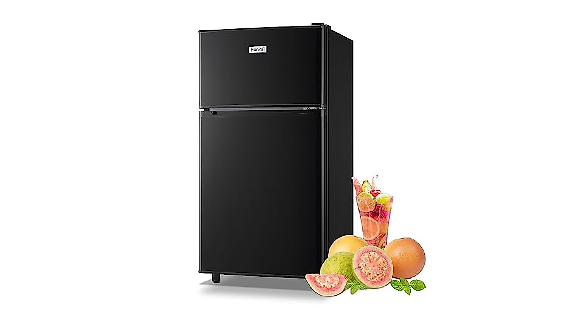 WANAI Compact Refrigerator - 3.5 CU.FT Mini Fridge
