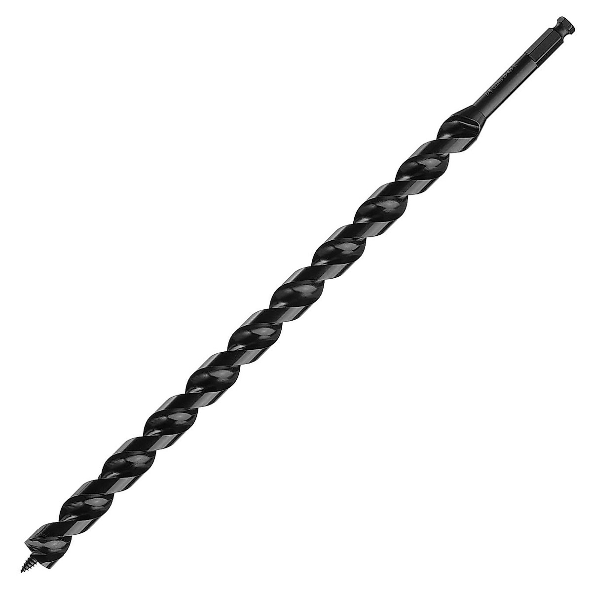 IDEAL Electrical 35-810 Nailbiter™ 7-1/2 in. Ship Auger – 5/8 in. Drill Bit w/ Dual-Helix Head, 60 deg. Angled Design