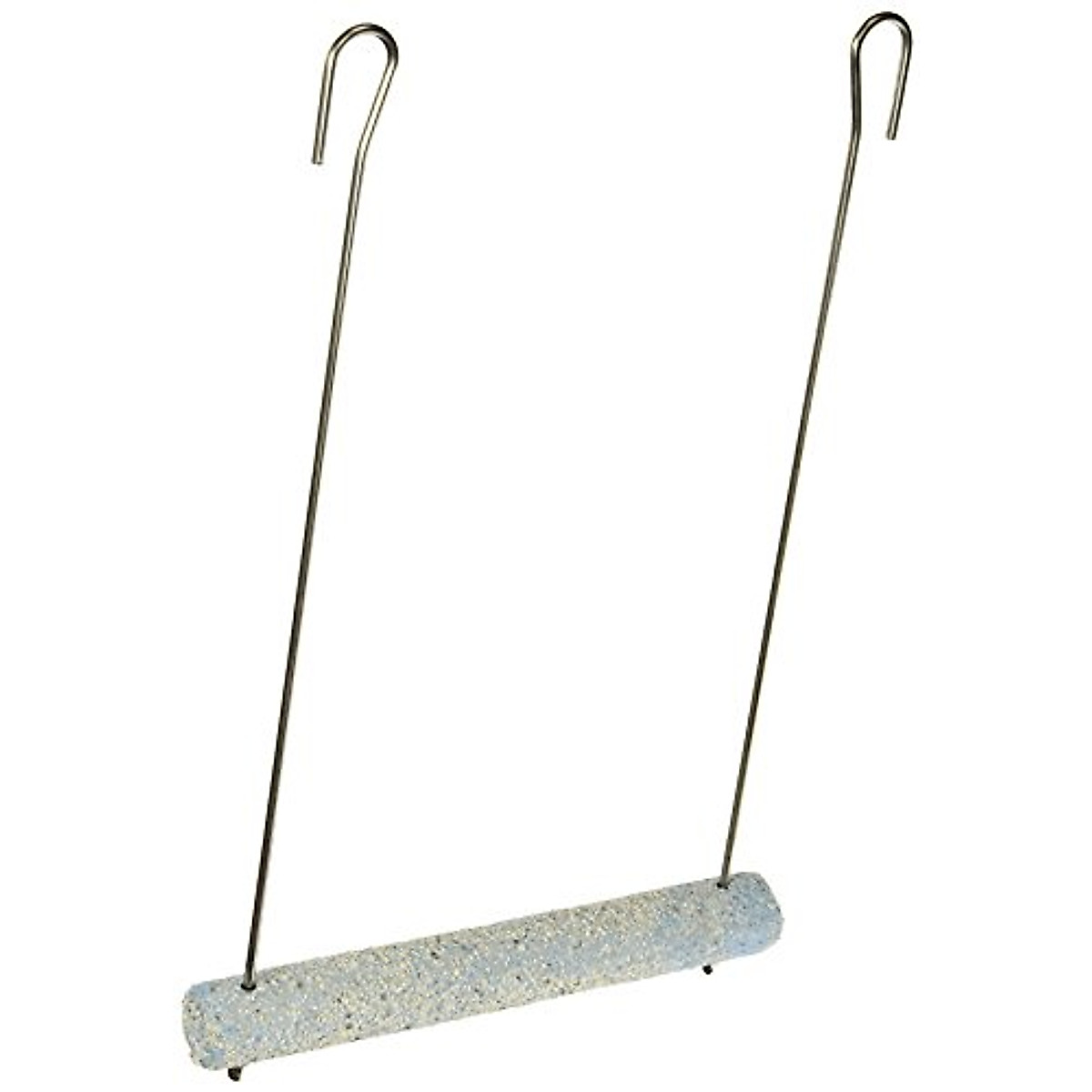 Penn-Plax Bird-Life Trimmer Plus Cement & Metal Swing – Naturally Trims Nails & Beak – Great for Cockatiels, Cockatoos, Conures, African Greys, and More – Medium Size