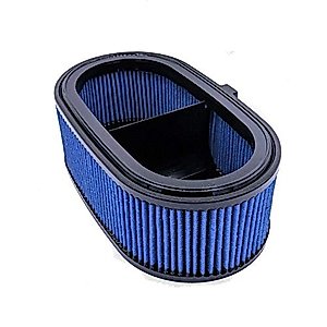 C8 Corvette Attack Blue Dry Nano High Flow Filter : C8 Stingray, Z51 LT2 Air Filter - Made in the USA
