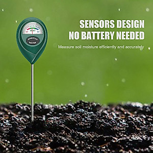 Xincere Soil Moisture Meter, Portable Plant Soil Test Kit Indoor Outdoor Use, Hygrometer Moisture Sensor Water Meter for Potted Plants Succulents Trees Lawn Farm Garden, No Battery Needed,Easy to Read