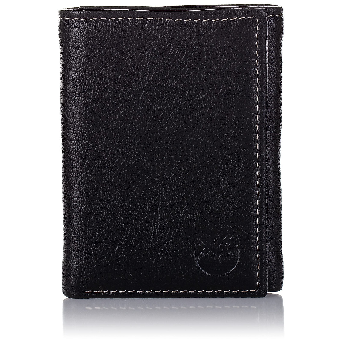 Timberland mens Genuine Leather Rfid Blocking Trifold Wallet, Black, One Size