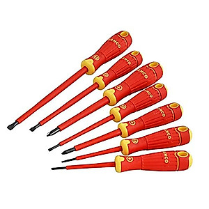BAHCOFIT Insulated Screwdriver Set, 7 Piece