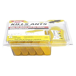 Enoz Kills Ants Liquid Ant Killer, Attracts and Kills The Queen Ant and The Colony Ants (Pack of 6, 36 Baits Total)