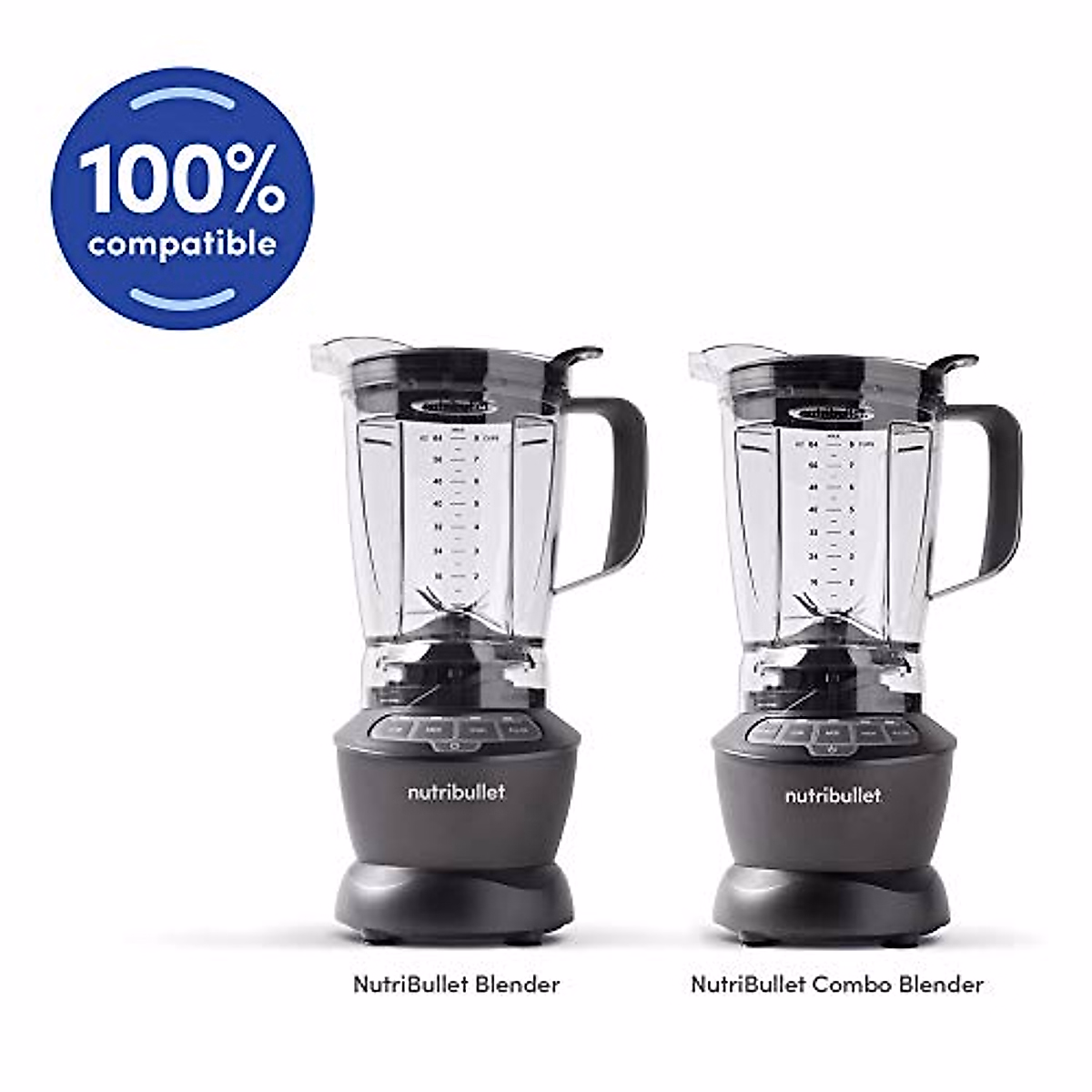 NutriBullet - ANBFP56 NutriBullet Blender 56 oz Pitcher, Clear/Black