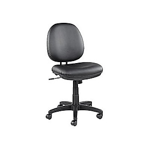 Alera IN4819 Interval Series Swivel/Tilt Task Chair, Leather, Black