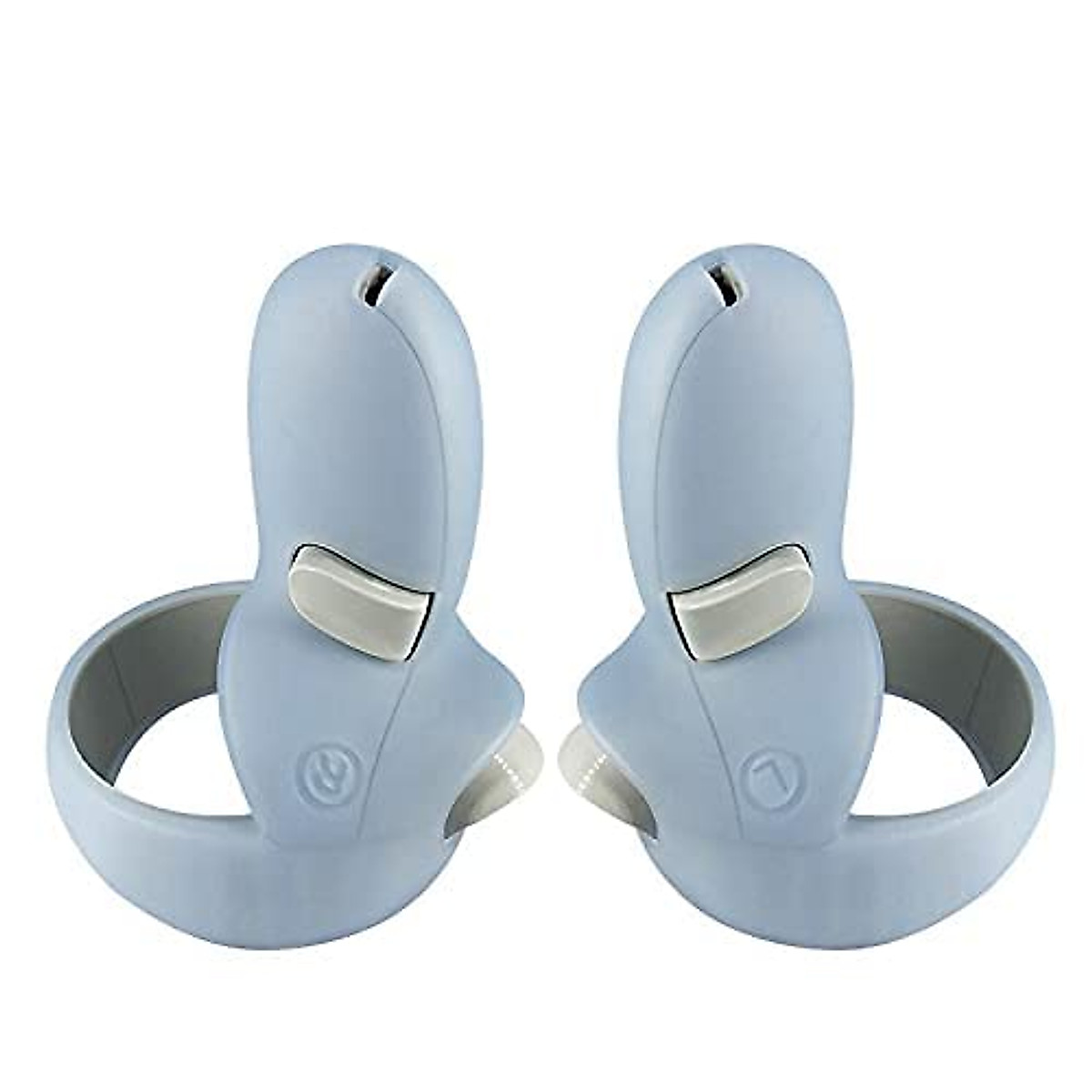 Controller Grip with Halo Protection for Oculus Quest 2 Translucent Blue