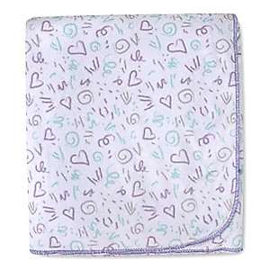 Sherpa Fleece Baby Blankets for Boys and Girls – Colorful, Reversible Baby Blankets for Newborns, Infants, Toddlers, and Nursery (Dreams & Doodles)
