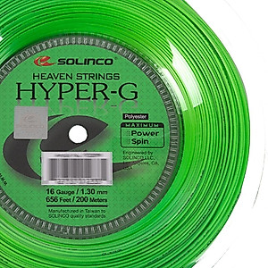 Solinco Hyper-G (16-1.30mm) Tennis String Reel (660ft/200m)