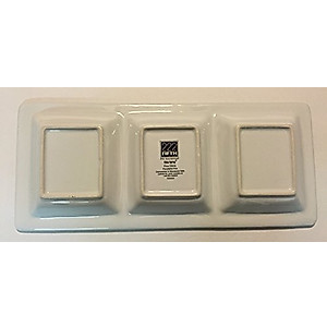 222 Fifth Eliza Spring Long Divided Tray Serving Dish - 16.5" X 7.25"