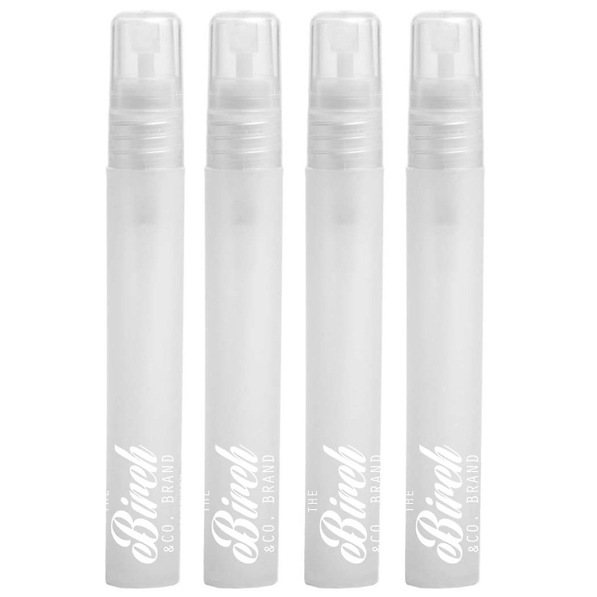 Birch Mini Portable Mist Empty Spray Mister for Craft 10ml (white 4 pk),4 Count (Pack of 1)