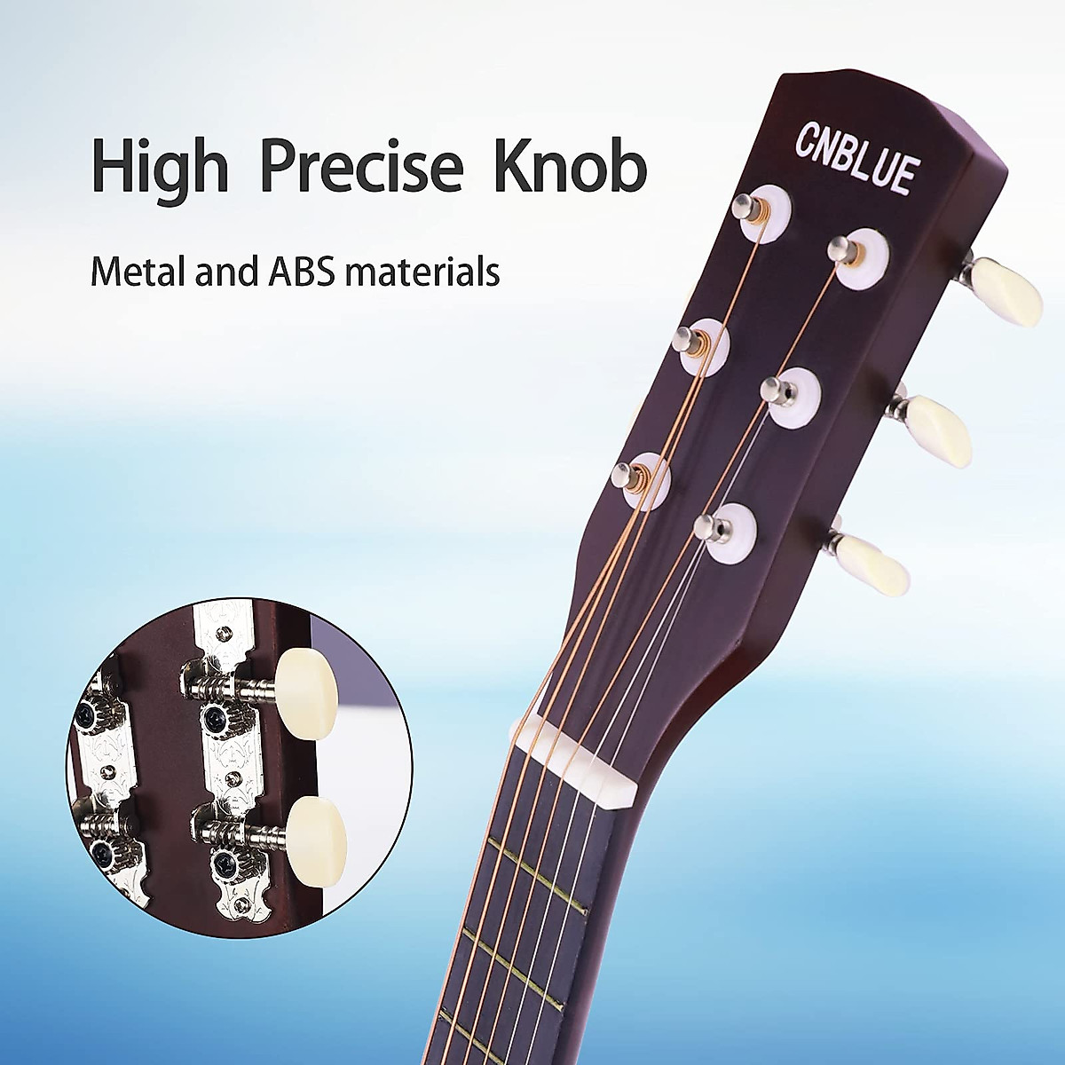 CNBLUE Acoustic Guitar Beginner Dreadnought Acoustic Guitar 30 inch Kids Guitar 1/2 Size Mini Guitar Folk Small Guitar Steel Strings With Gig Bag yellow