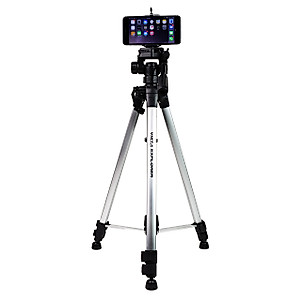 Davis & Sanford EXPLORERV Vista Explorer 60” Tripod with Tripod Bag, BONUS Smartphone Adapter and 10 Year Warranty